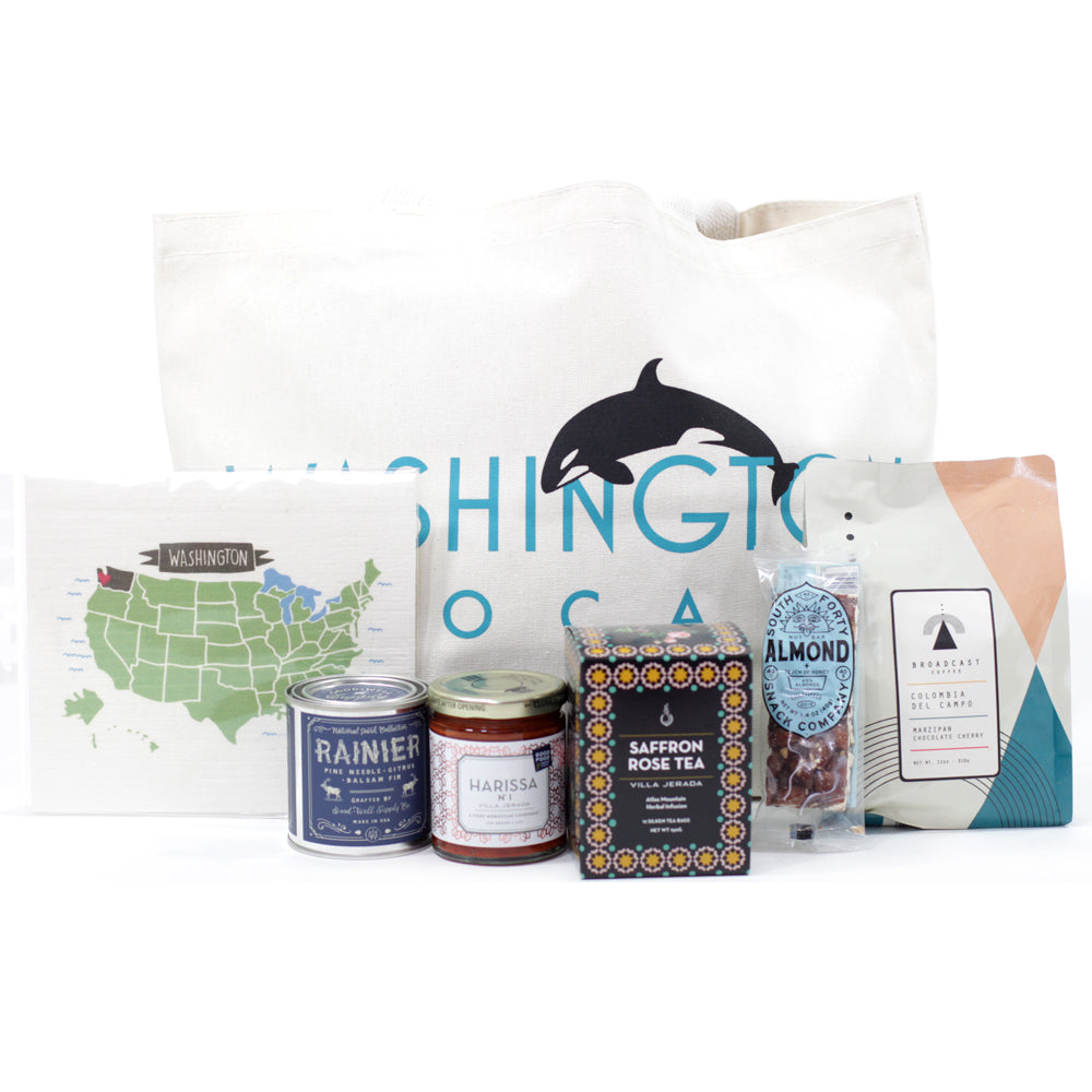 Seattle Local Gift Tote | Gift Baskets from Washington – Washington Local